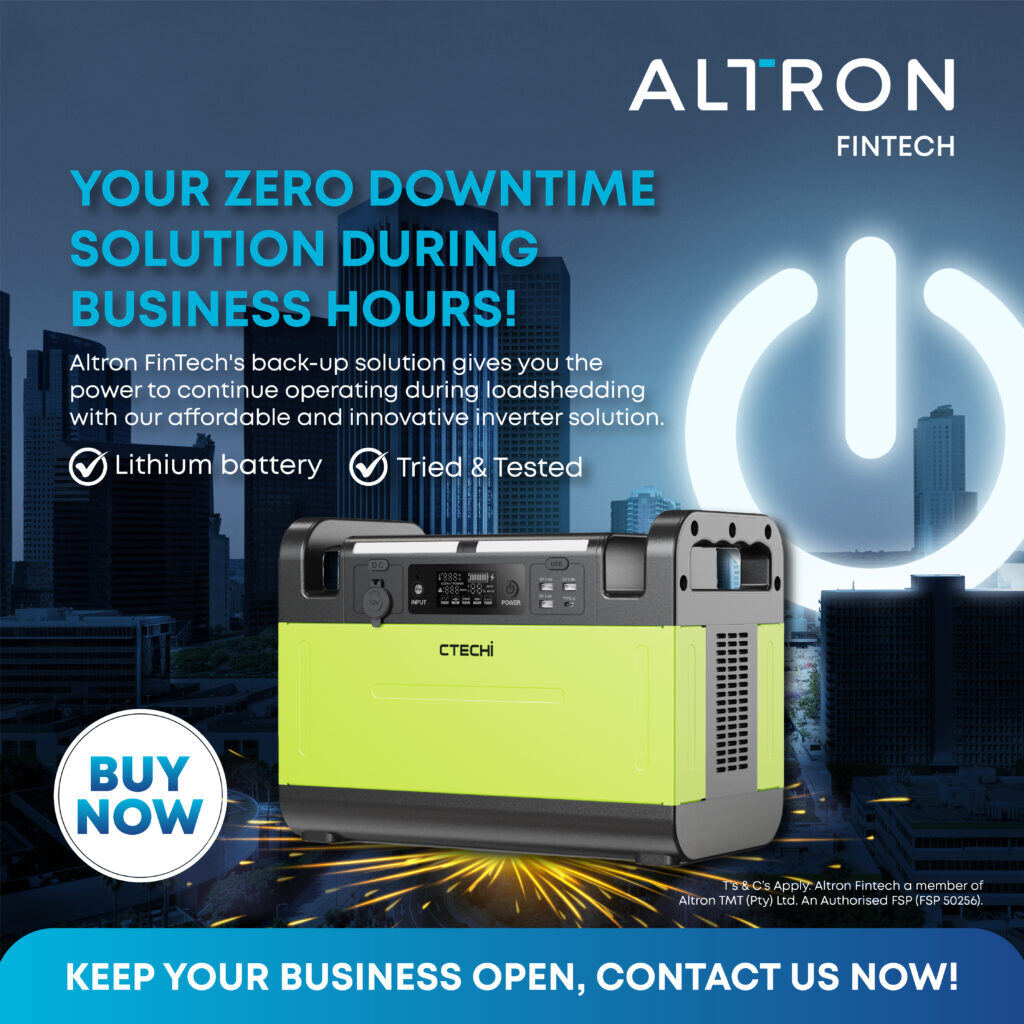 Altron FinTech zero downtime inverter solution